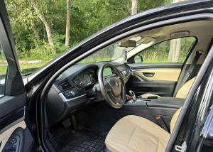 Black BMW 520 2013 in Radviliskis, with an engine capacity of 2.00 L and mileage of 362 thousand km for 6400 €, photo 9 on AUTOMOTO.COM.LV