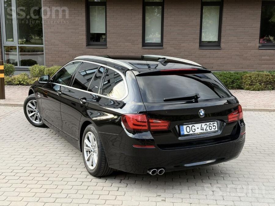 Melns BMW 520 2013 Talsi, ar dzinēja tilpumu 2.00 L un nobraukumu 0 tūkst. km par 7390 €, foto 3 vietnē AUTOMOTO.COM.LV