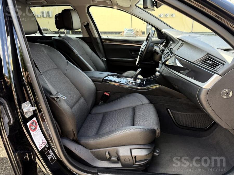 Melns BMW 520 2013 Talsi, ar dzinēja tilpumu 2.00 L un nobraukumu 0 tūkst. km par 7390 €, foto 7 vietnē AUTOMOTO.COM.LV