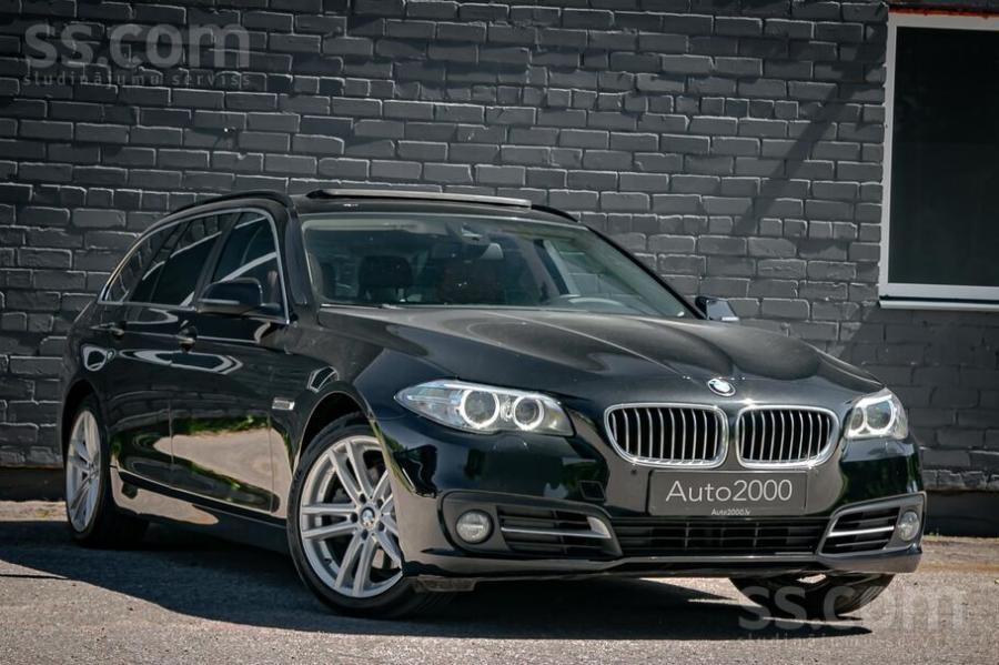 Melns BMW 520 2014 Tukums, ar dzinēja tilpumu 2.00 L un nobraukumu 216 tūkst. km par 12555 €, foto 1 vietnē AUTOMOTO.COM.LV