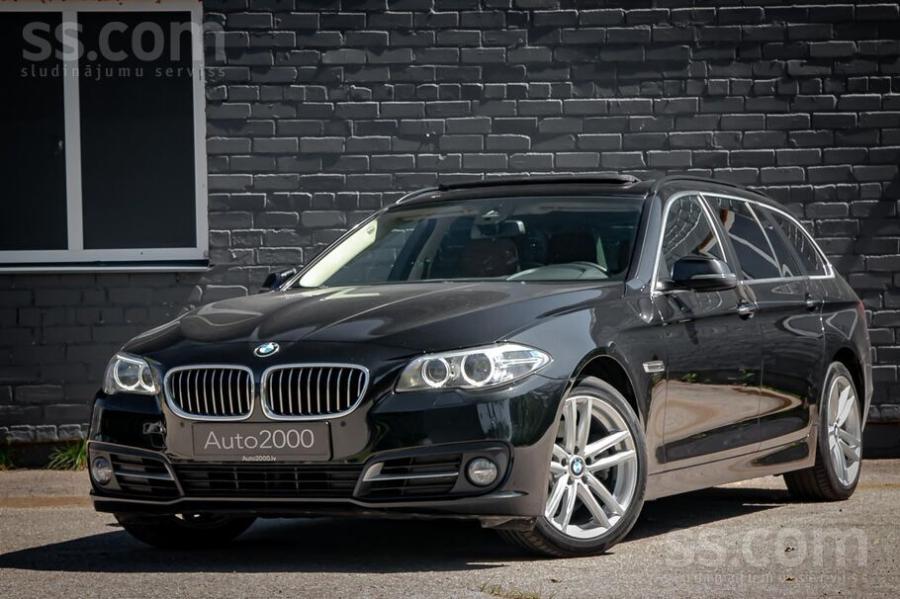 Melns BMW 520 2014 Tukums, ar dzinēja tilpumu 2.00 L un nobraukumu 216 tūkst. km par 12555 €, foto 2 vietnē AUTOMOTO.COM.LV