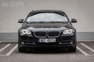 Black BMW 520 2014 in Riga, with an engine capacity of 2.00 L and mileage of 0 thousand km for 10550 €, photo 2 on AUTOMOTO.COM.LV