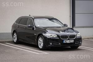 Black BMW 520 2014 in Riga, with an engine capacity of 2.00 L and mileage of 0 thousand km for 10550 €, photo 3 on AUTOMOTO.COM.LV