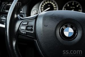 Black BMW 520 2014 in Riga, with an engine capacity of 2.00 L and mileage of 0 thousand km for 10550 €, photo 17 on AUTOMOTO.COM.LV