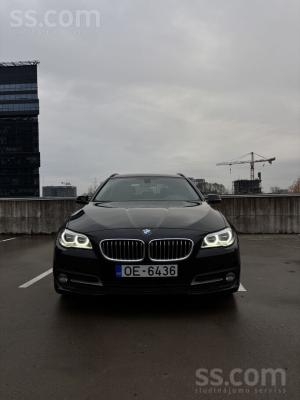 Black BMW 520 2014 in Riga, with an engine capacity of 2.00 L and mileage of 250 thousand km for 11800 €, photo 2 on AUTOMOTO.COM.LV
