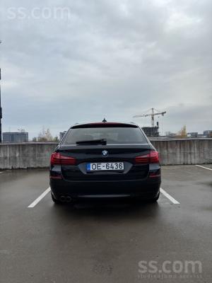 Black BMW 520 2014 in Riga, with an engine capacity of 2.00 L and mileage of 250 thousand km for 11800 €, photo 5 on AUTOMOTO.COM.LV