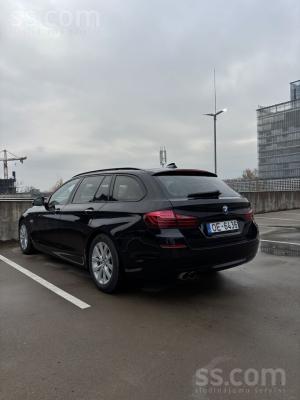 Black BMW 520 2014 in Riga, with an engine capacity of 2.00 L and mileage of 250 thousand km for 11800 €, photo 6 on AUTOMOTO.COM.LV