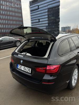 Black BMW 520 2014 in Riga, with an engine capacity of 2.00 L and mileage of 250 thousand km for 11800 €, photo 9 on AUTOMOTO.COM.LV