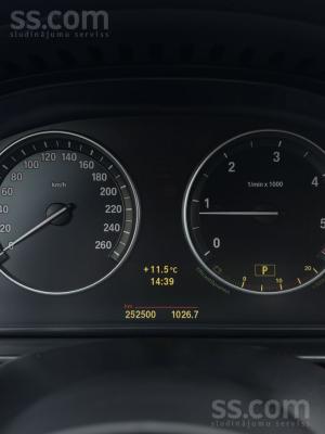 Black BMW 520 2014 in Riga, with an engine capacity of 2.00 L and mileage of 250 thousand km for 11800 €, photo 15 on AUTOMOTO.COM.LV