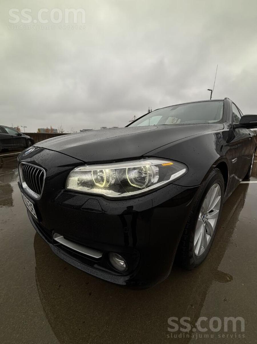 Black BMW 520 2014 in Riga, with an engine capacity of 2.00 L and mileage of 250 thousand km for 11800 €, photo 20 on AUTOMOTO.COM.LV