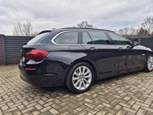 Black BMW 520 2014 in Kaunas, with an engine capacity of 2.00 L and mileage of 337 thousand km for 10500 €, photo 5 on AUTOMOTO.COM.LV