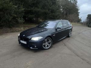 Black BMW 520 2014 in Vilnius, with an engine capacity of 2.00 L and mileage of 352 thousand km for 11500 €, photo 2 on AUTOMOTO.COM.LV