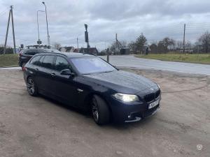 Black BMW 520 2014 in Vilnius, with an engine capacity of 2.00 L and mileage of 352 thousand km for 11500 €, photo 3 on AUTOMOTO.COM.LV
