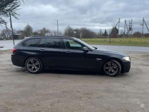 Black BMW 520 2014 in Vilnius, with an engine capacity of 2.00 L and mileage of 352 thousand km for 11500 €, photo 7 on AUTOMOTO.COM.LV