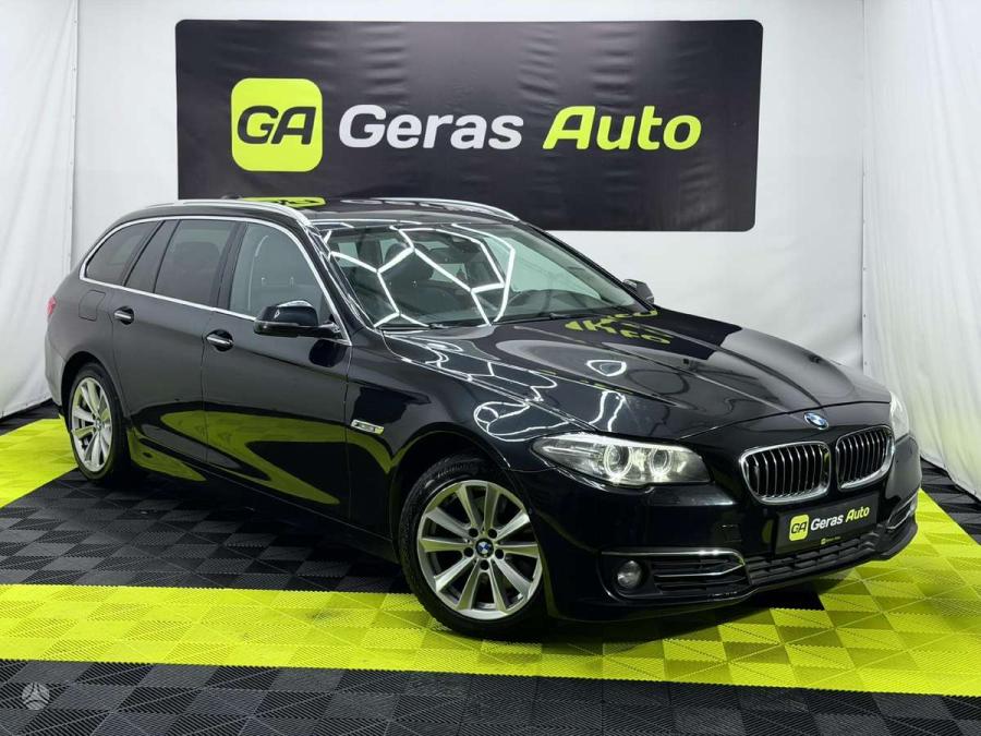 Melns BMW 520 2014 Viļņa, ar dzinēja tilpumu 2.00 L un nobraukumu 324 tūkst. km par 10650 €, foto 4 vietnē AUTOMOTO.COM.LV