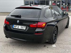 Black BMW 520 2014 in Utena, with an engine capacity of 2.00 L and mileage of 260 thousand km for 9500 €, photo 7 on AUTOMOTO.COM.LV