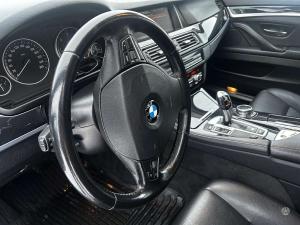 Black BMW 520 2014 in Utena, with an engine capacity of 2.00 L and mileage of 260 thousand km for 9500 €, photo 13 on AUTOMOTO.COM.LV