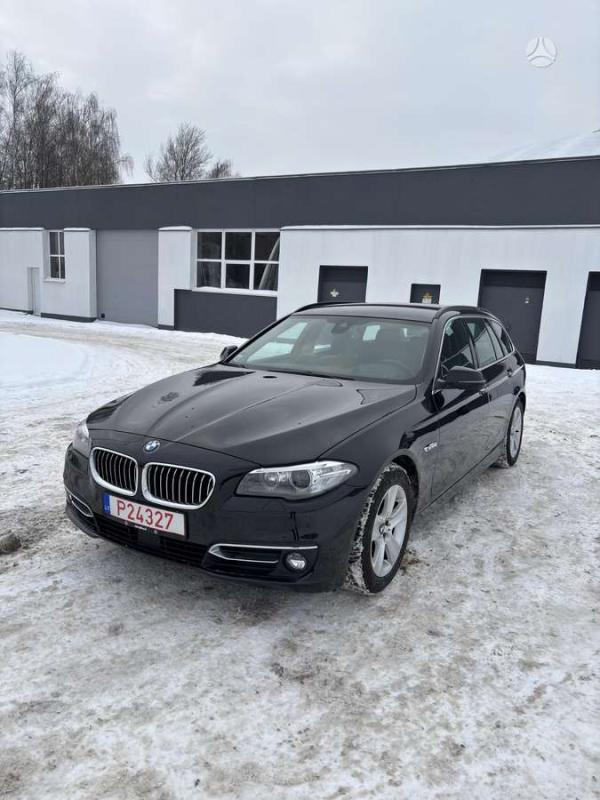 Black BMW 520 2014 in Elektrenai, with an engine capacity of 2.00 L and mileage of 304 thousand km for 9300 €, photo 2 on AUTOMOTO.COM.LV