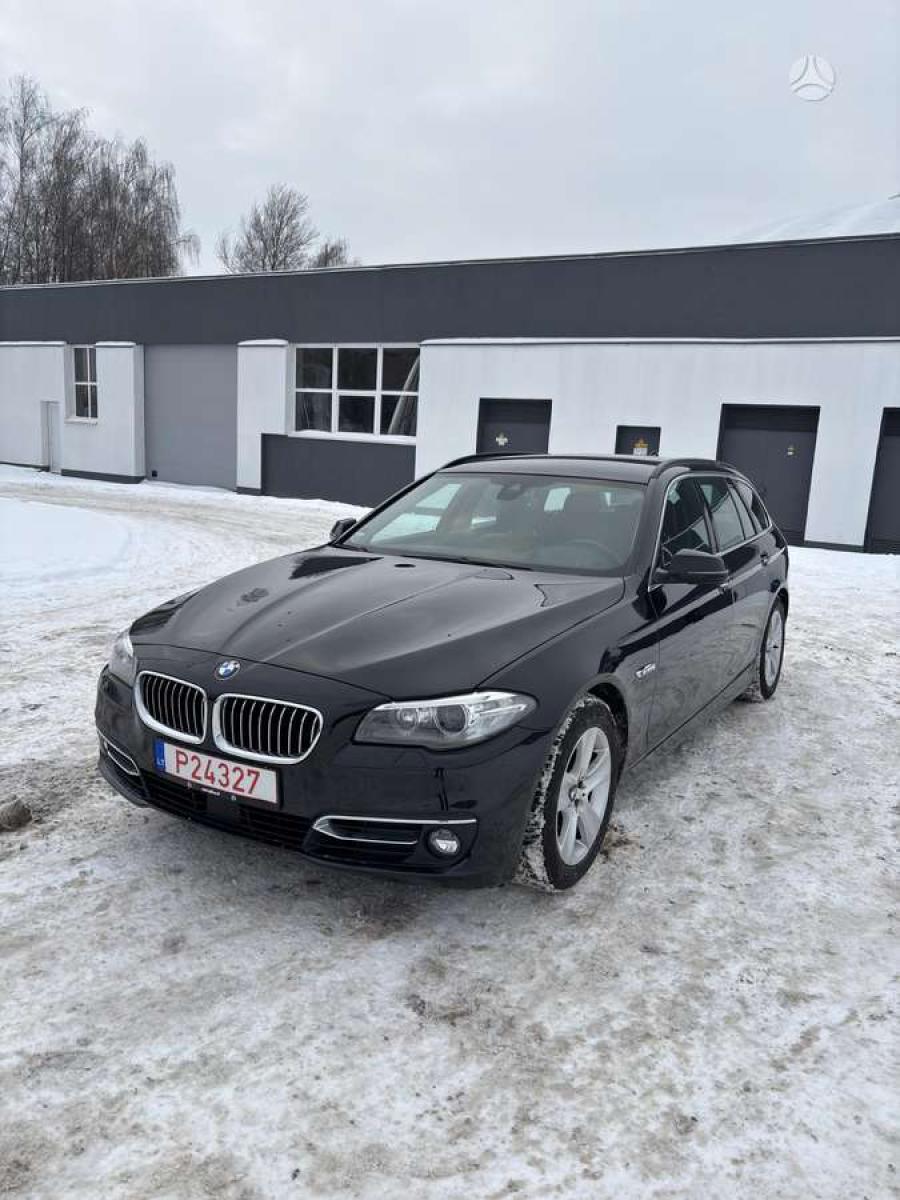 Black BMW 520 2014 in Elektrenai, with an engine capacity of 2.00 L and mileage of 304 thousand km for 9300 €, photo 2 on AUTOMOTO.COM.LV