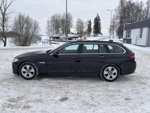 Black BMW 520 2014 in Elektrenai, with an engine capacity of 2.00 L and mileage of 304 thousand km for 9300 €, photo 4 on AUTOMOTO.COM.LV