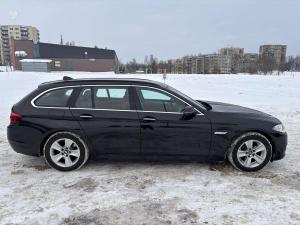 Black BMW 520 2014 in Elektrenai, with an engine capacity of 2.00 L and mileage of 304 thousand km for 9300 €, photo 6 on AUTOMOTO.COM.LV