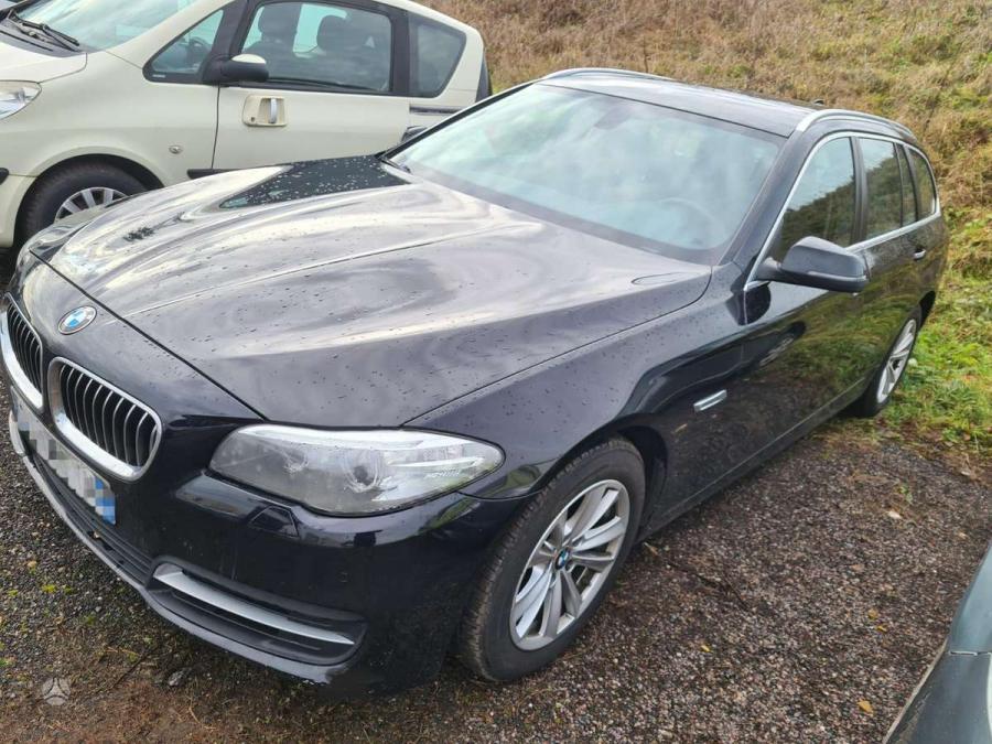Black BMW 520 2014 in Taurage, with an engine capacity of 2.00 L and mileage of 269 thousand km for 7800 €, photo 1 on AUTOMOTO.COM.LV