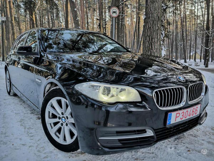 Melns BMW 520 2014 Trakai, ar dzinēja tilpumu 2.00 L un nobraukumu 344 tūkst. km par 6999 €, foto 3 vietnē AUTOMOTO.COM.LV