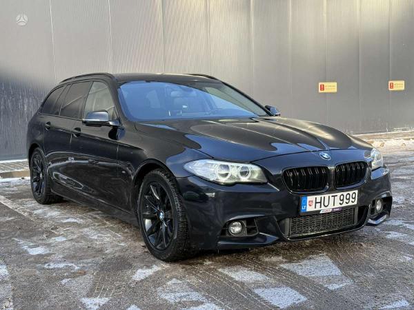 Black BMW 520 2014 in Vilnius, with an engine capacity of 2.00 L and mileage of 254 thousand km for 9950 €, photo 1 on AUTOMOTO.COM.LV