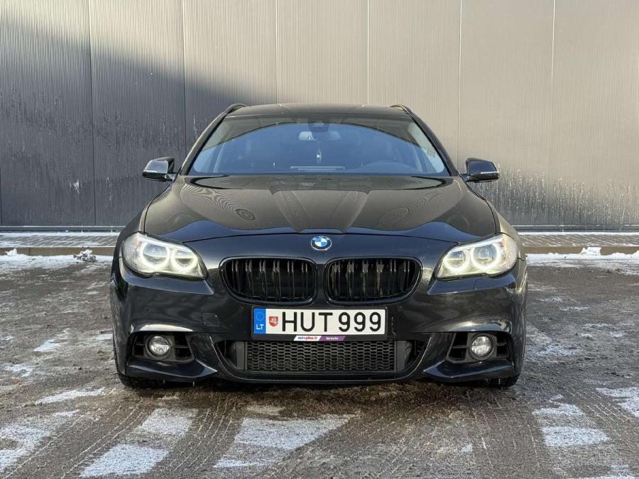 Black BMW 520 2014 in Vilnius, with an engine capacity of 2.00 L and mileage of 254 thousand km for 9950 €, photo 2 on AUTOMOTO.COM.LV