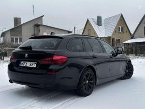 Black BMW 520 2014 in Utena, with an engine capacity of 2.00 L and mileage of 262 thousand km for 9500 €, photo 7 on AUTOMOTO.COM.LV