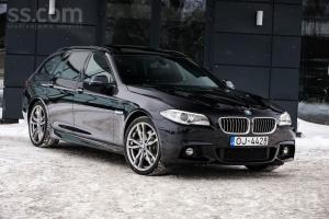 Black BMW 520 2014 in Dobele, with an engine capacity of 2.00 L and mileage of 257 thousand km for 12850 €, photo  on AUTOMOTO.COM.LV
