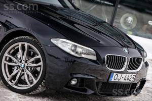 Black BMW 520 2014 in Dobele, with an engine capacity of 2.00 L and mileage of 257 thousand km for 12850 €, photo 2 on AUTOMOTO.COM.LV