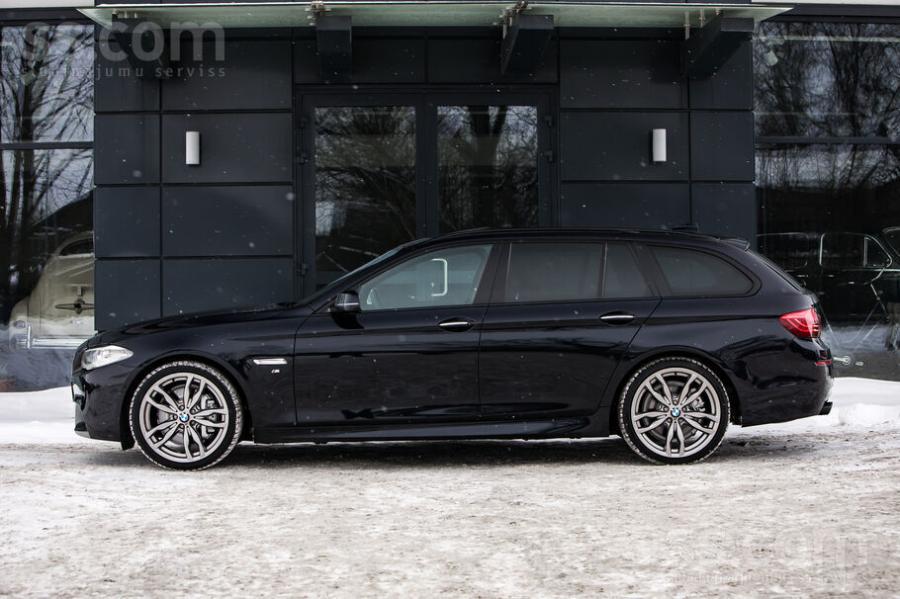 Black BMW 520 2014 in Dobele, with an engine capacity of 2.00 L and mileage of 257 thousand km for 12850 €, photo 7 on AUTOMOTO.COM.LV