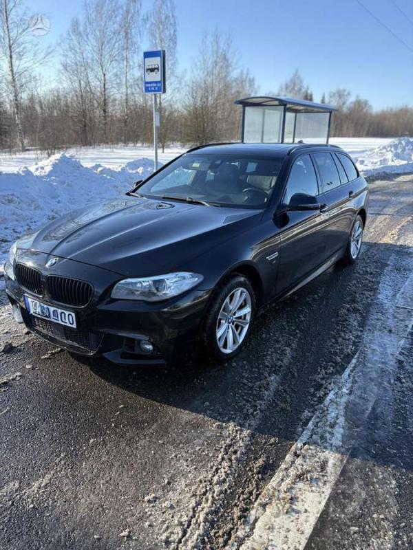 Black BMW 520 2014 in Panevezys, with an engine capacity of 2.00 L and mileage of 235 thousand km for 12000 €, photo 1 on AUTOMOTO.COM.LV