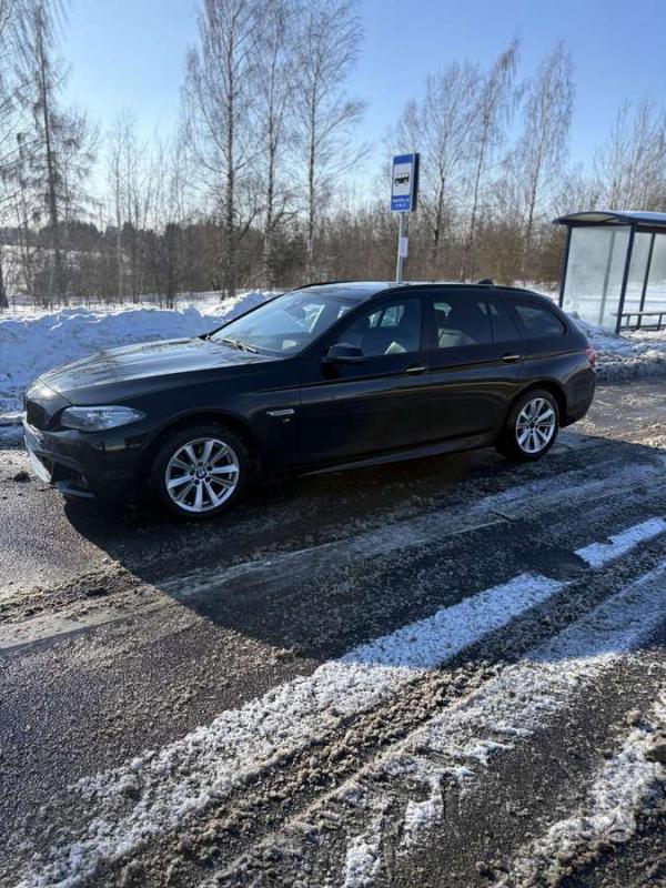 Black BMW 520 2014 in Panevezys, with an engine capacity of 2.00 L and mileage of 235 thousand km for 12000 €, photo 5 on AUTOMOTO.COM.LV
