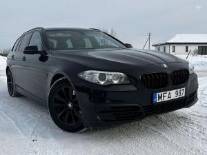 Black BMW 520 2014 in Utena, with an engine capacity of 2.00 L and mileage of 265 thousand km for 9200 €, photo 7 on AUTOMOTO.COM.LV