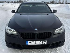 Black BMW 520 2014 in Utena, with an engine capacity of 2.00 L and mileage of 265 thousand km for 9200 €, photo 11 on AUTOMOTO.COM.LV
