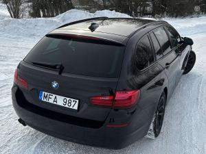 Black BMW 520 2014 in Utena, with an engine capacity of 2.00 L and mileage of 265 thousand km for 9200 €, photo 13 on AUTOMOTO.COM.LV