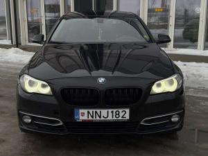 Black BMW 520 2014 in Vilnius, with an engine capacity of 2.00 L and mileage of 276 thousand km for 11000 €, photo 2 on AUTOMOTO.COM.LV