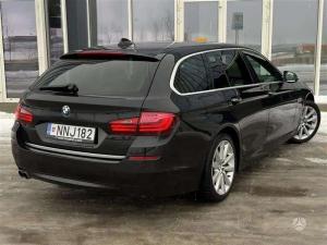 Black BMW 520 2014 in Vilnius, with an engine capacity of 2.00 L and mileage of 276 thousand km for 11000 €, photo 6 on AUTOMOTO.COM.LV