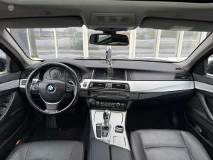 Black BMW 520 2014 in Vilnius, with an engine capacity of 2.00 L and mileage of 276 thousand km for 11000 €, photo 11 on AUTOMOTO.COM.LV