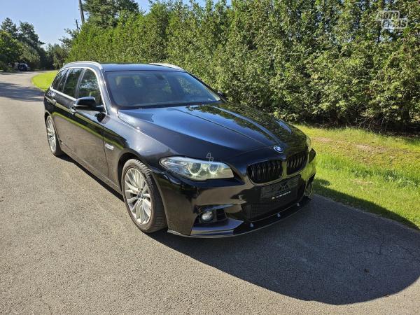 Black BMW 520 2014 in Panevezys, with an engine capacity of 2.00 L and mileage of 237 thousand km for 9000 €, photo 6 on AUTOMOTO.COM.LV