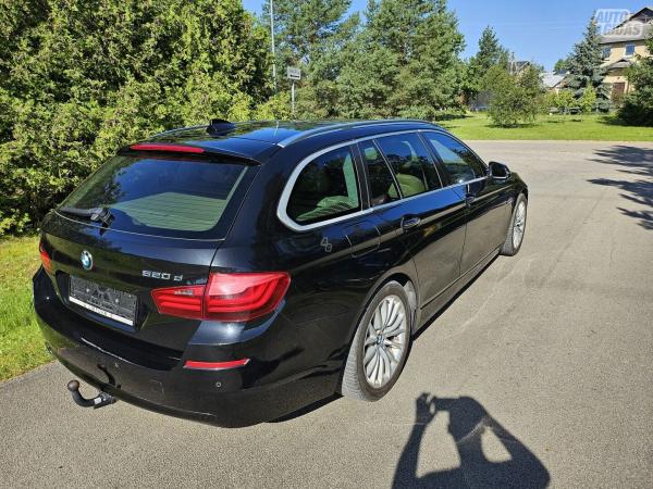 Black BMW 520 2014 in Panevezys, with an engine capacity of 2.00 L and mileage of 237 thousand km for 9000 €, photo 9 on AUTOMOTO.COM.LV