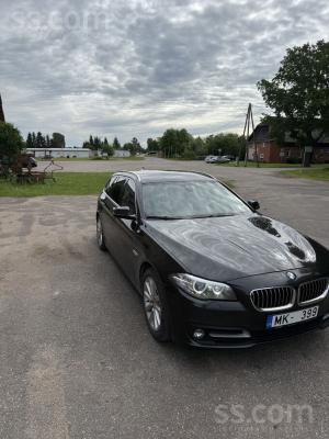 Black BMW 520 2014 in Valmiera, with an engine capacity of 2.00 L and mileage of 219 thousand km for 12300 €, photo 3 on AUTOMOTO.COM.LV