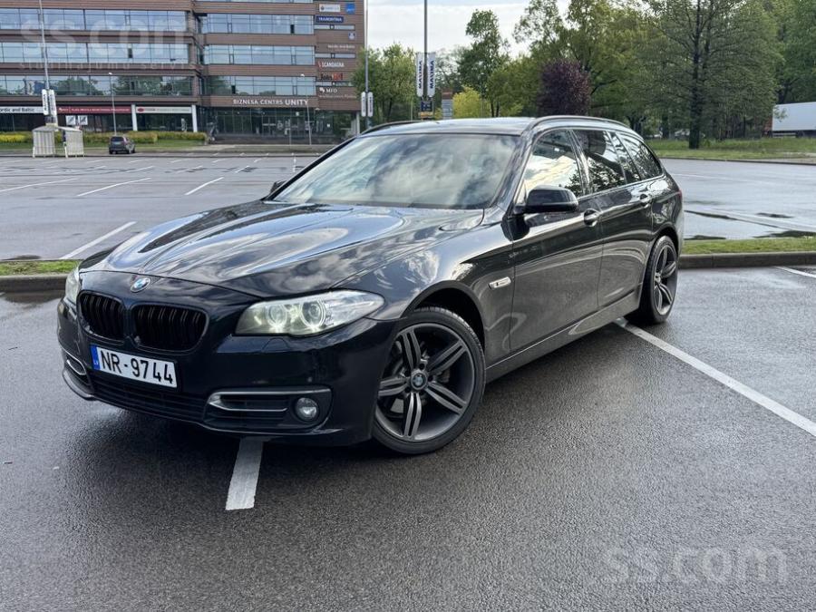 Melns BMW 520 2014 Rīga, ar dzinēja tilpumu 2.00 L un nobraukumu 287 tūkst. km par 12500 €, foto 1 vietnē AUTOMOTO.COM.LV