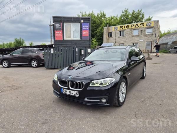 Melns BMW 520 2014 Rīga, ar dzinēja tilpumu 2.00 L un nobraukumu 280 tūkst. km par 11490 €, foto 1 vietnē AUTOMOTO.COM.LV