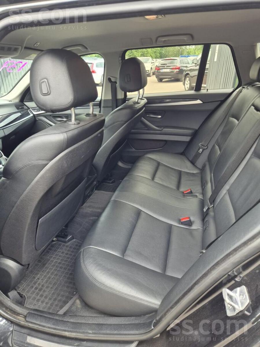 Melns BMW 520 2014 Rīga, ar dzinēja tilpumu 2.00 L un nobraukumu 280 tūkst. km par 11490 €, foto 11 vietnē AUTOMOTO.COM.LV