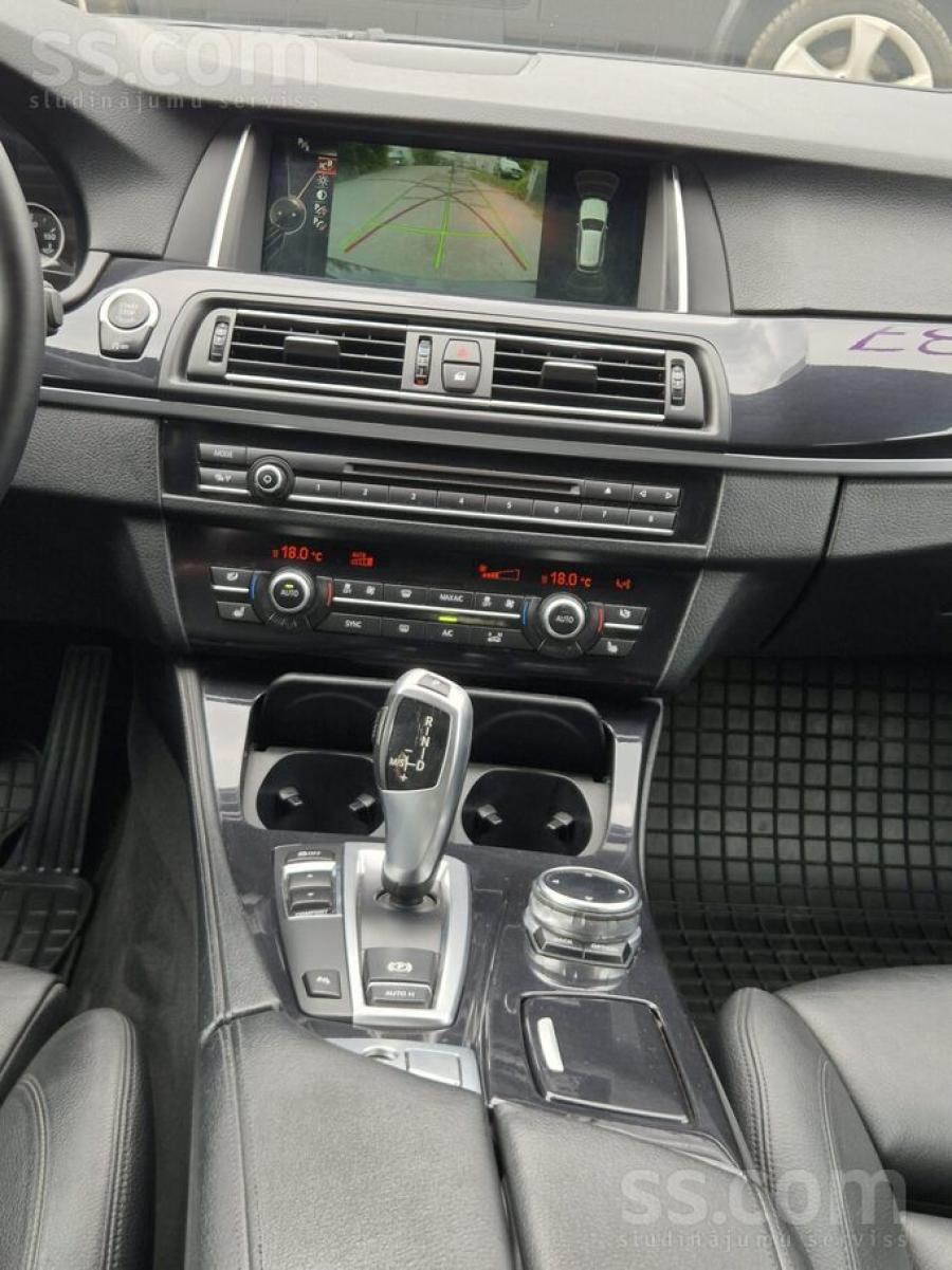 Melns BMW 520 2014 Rīga, ar dzinēja tilpumu 2.00 L un nobraukumu 280 tūkst. km par 11490 €, foto 13 vietnē AUTOMOTO.COM.LV