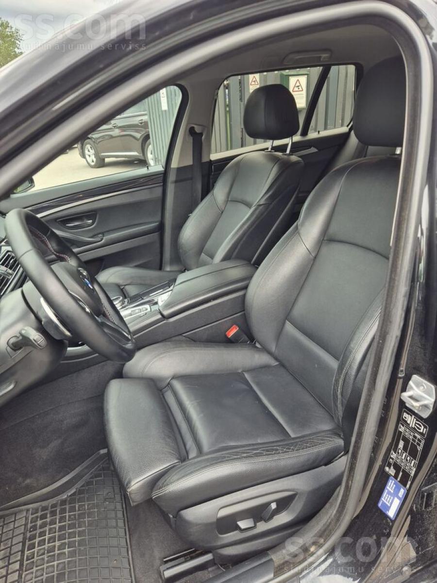 Melns BMW 520 2014 Rīga, ar dzinēja tilpumu 2.00 L un nobraukumu 280 tūkst. km par 11490 €, foto 16 vietnē AUTOMOTO.COM.LV