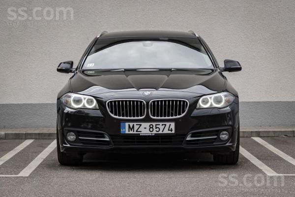 Black BMW 520 2014 in Riga, with an engine capacity of 2.00 L and mileage of 290 thousand km for 9750 €, photo 2 on AUTOMOTO.COM.LV